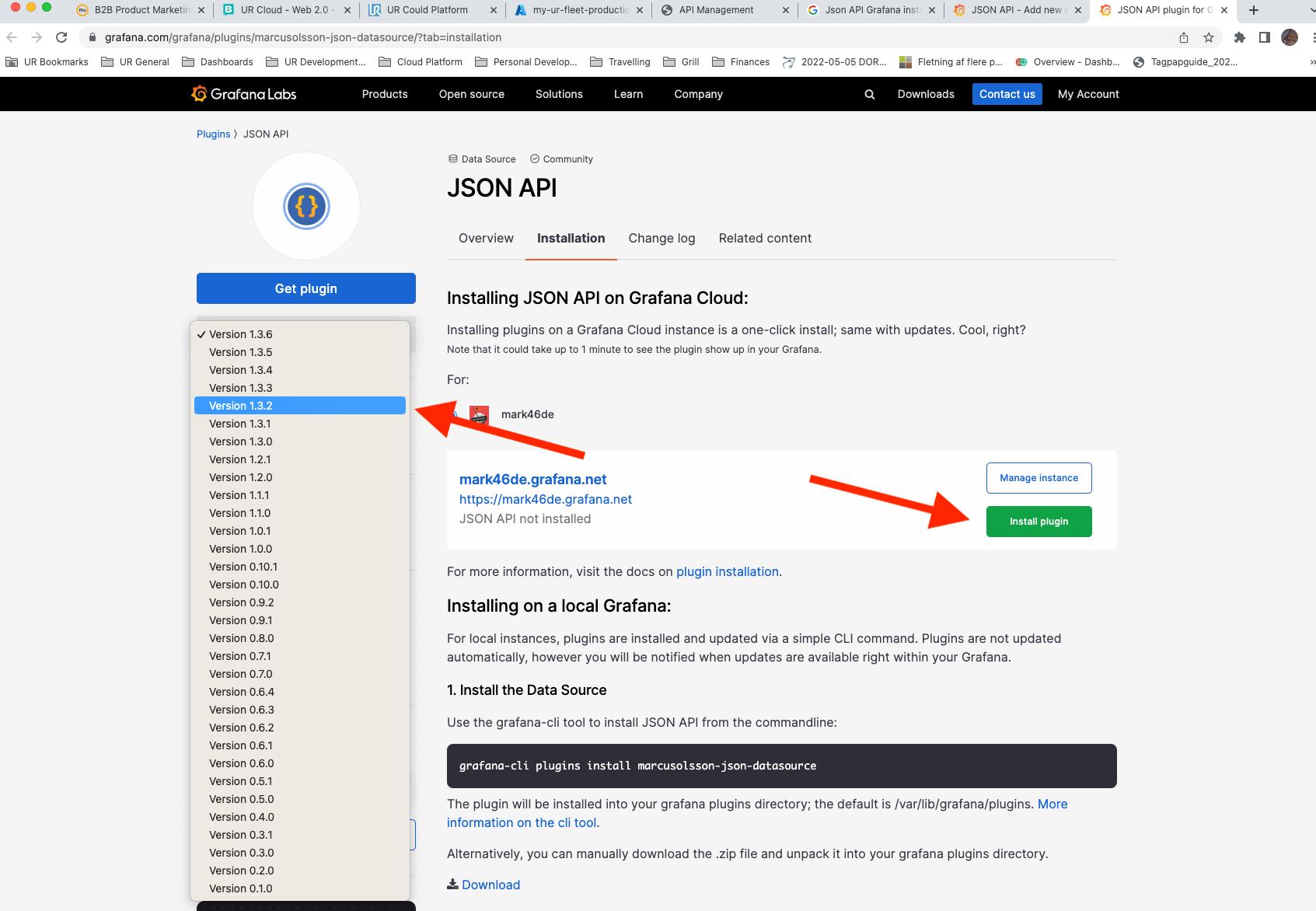 Grafana Guide - Universal Robots API Management