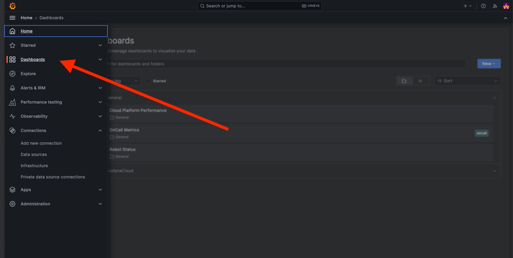 Grafana Guide - Universal Robots API Management